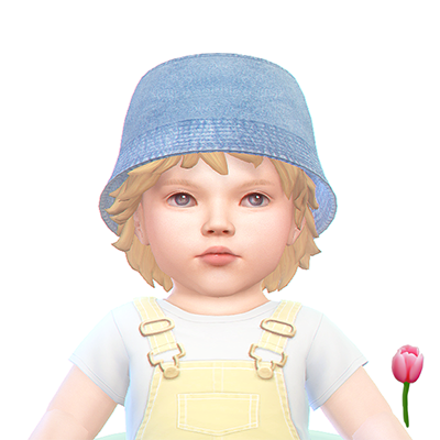 Infants Denim Bucket Hat - Create a Sim - The Sims 4 - CurseForge
