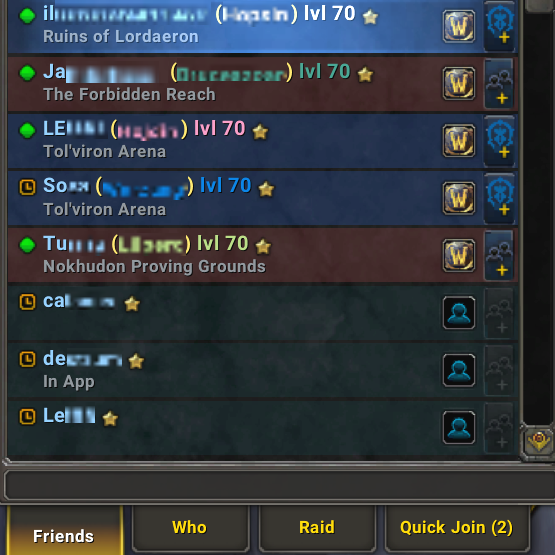 Friend List Helper - World of Warcraft Addons - CurseForge