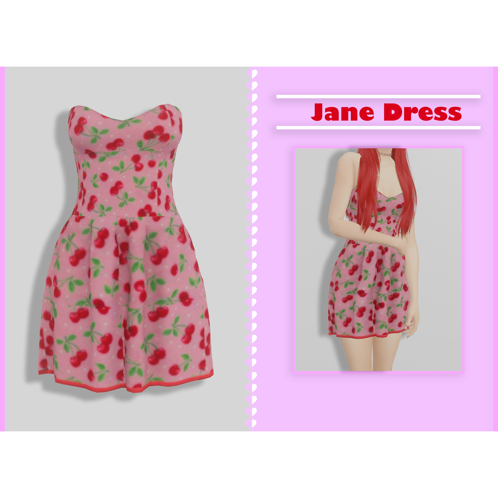 Jane Dress ♡ - Create a Sim - The Sims 4 - CurseForge