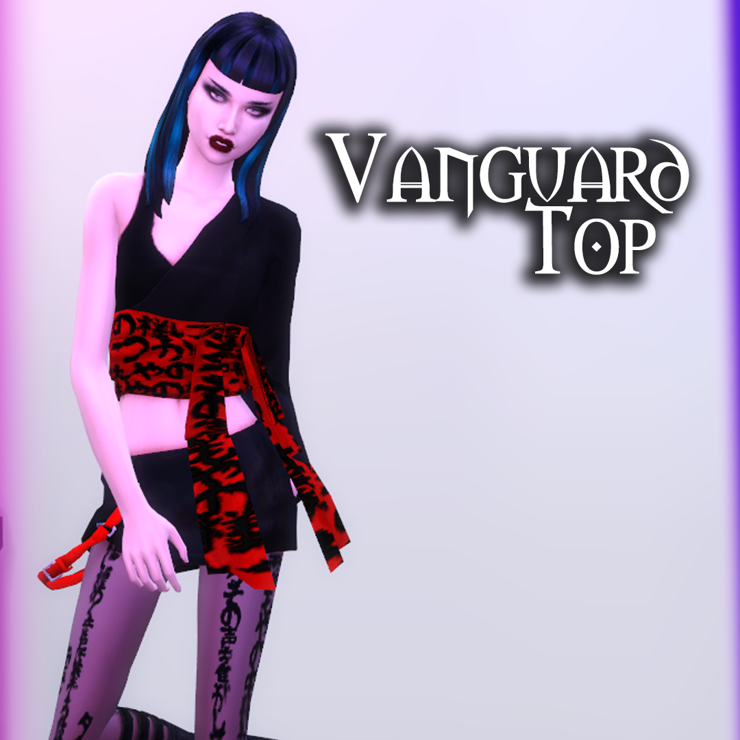 Vanguard Top (Distorted Dusk Collection) - The Sims 4 Create a Sim ...