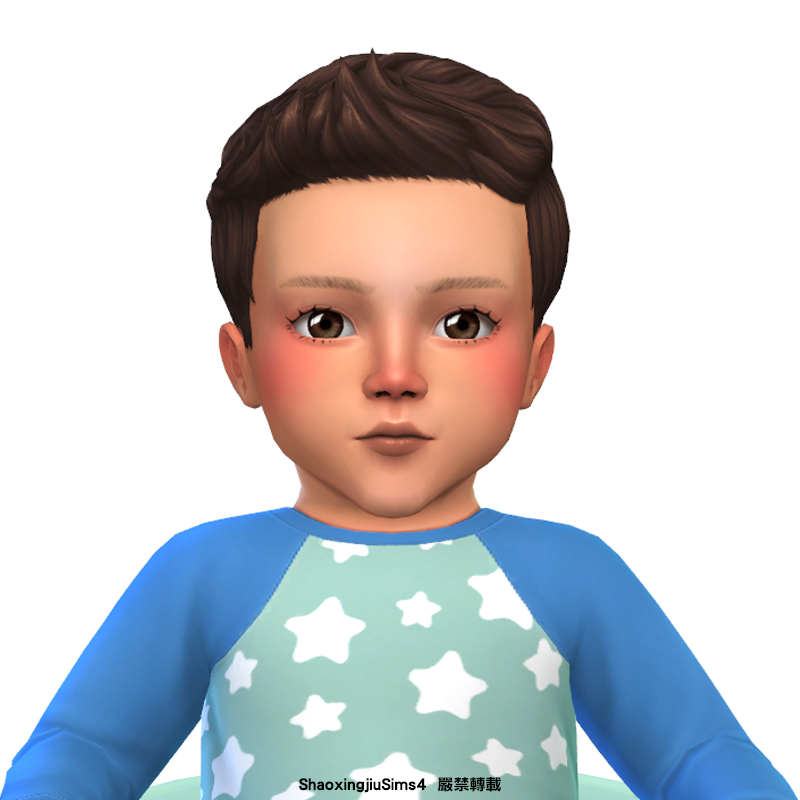 Infant Short Spiky Hair - The Sims 4 Create a Sim - CurseForge