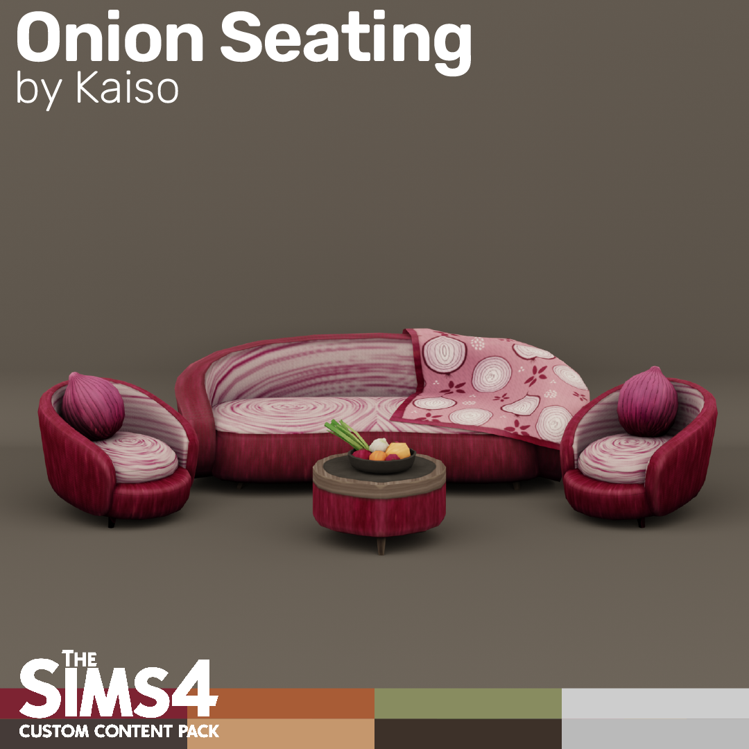 Onion Seating - The Sims 4 Build / Buy - CurseForge