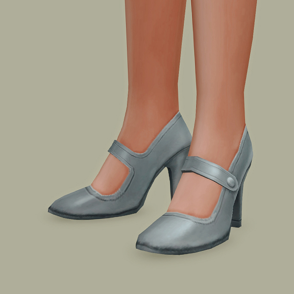 Moschino Mary Jane Revamp V2 Solid - 83 swatches - The Sims 4 Create a ...