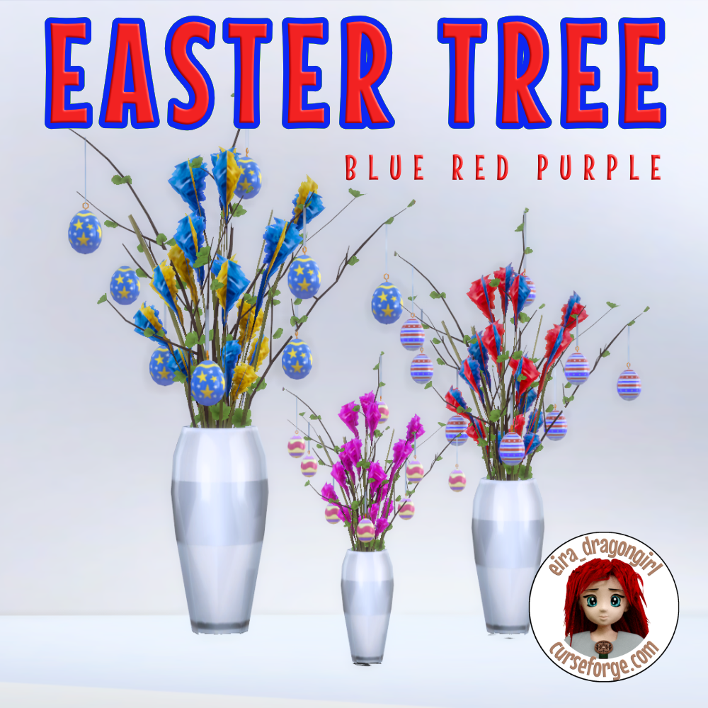 BIG Easter Tree 4 - Decor - The Sims 4 Build / Buy - CurseForge