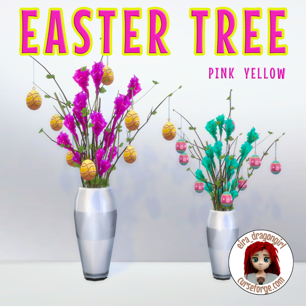 BIG Easter Tree 1 - Decor - Files - The Sims 4 Build / Buy - CurseForge