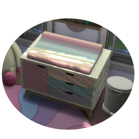 Donut Co. Diaper Pro Changing Table - The Sims 4 Build / Buy - CurseForge