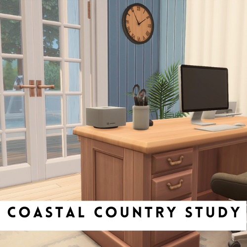 Download Coastal Country Study - The Sims 4 Mods - CurseForge