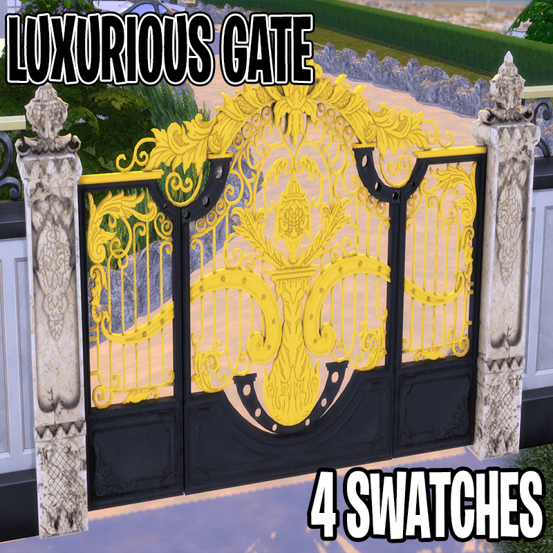 Luxurious gate by Jochi - The Sims 4 Build / Buy - CurseForge