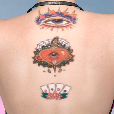 tattoos back arms The Sims 4 Create a Sim - CurseForge