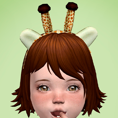 Acc -Infant,Toddler Giraffe Head Band The Sims 4 Create a Sim - CurseForge