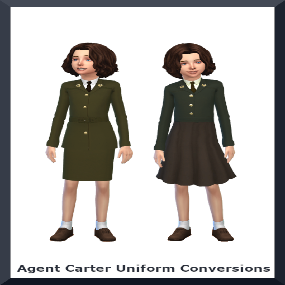 Peggy Uniform Conversions - The Sims 4 Create a Sim - CurseForge