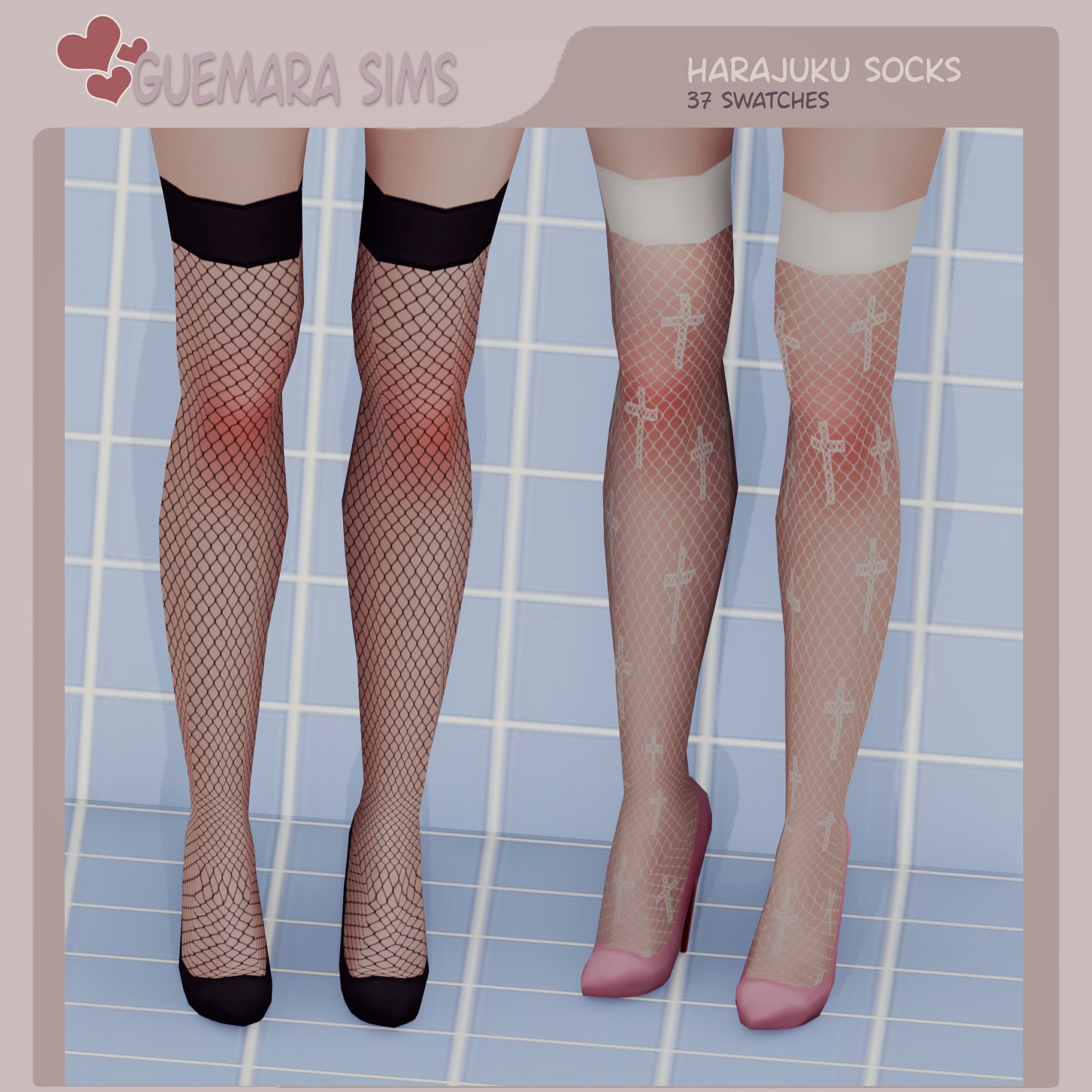 Harajuku socks - The Sims 4 Create a Sim - CurseForge