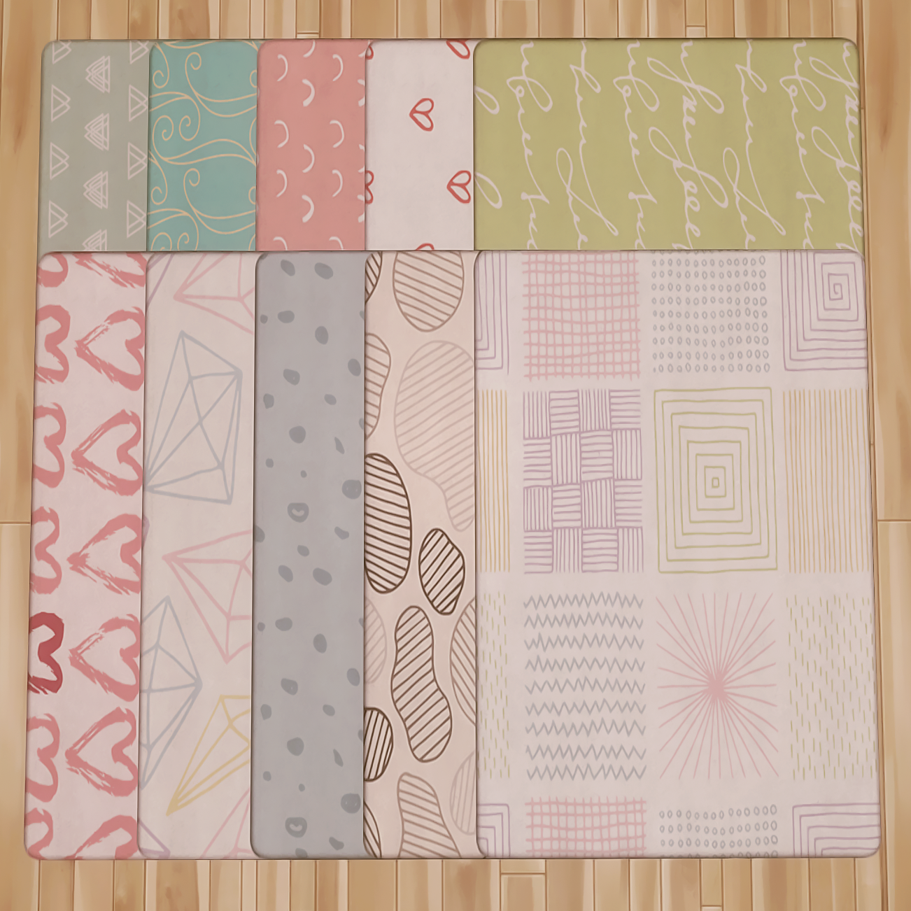 Simple Pattern Rugs #3 - The Sims 4 Build / Buy - CurseForge