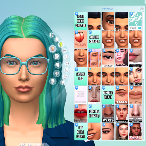 Tidy CAS - Turquoise - The Sims 4 Mods - CurseForge