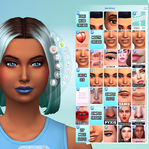 Tidy CAS - Light blue - The Sims 4 Mods - CurseForge