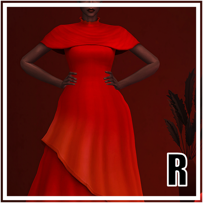 RED Collection - Melrose Gown - The Sims 4 Create a Sim - CurseForge
