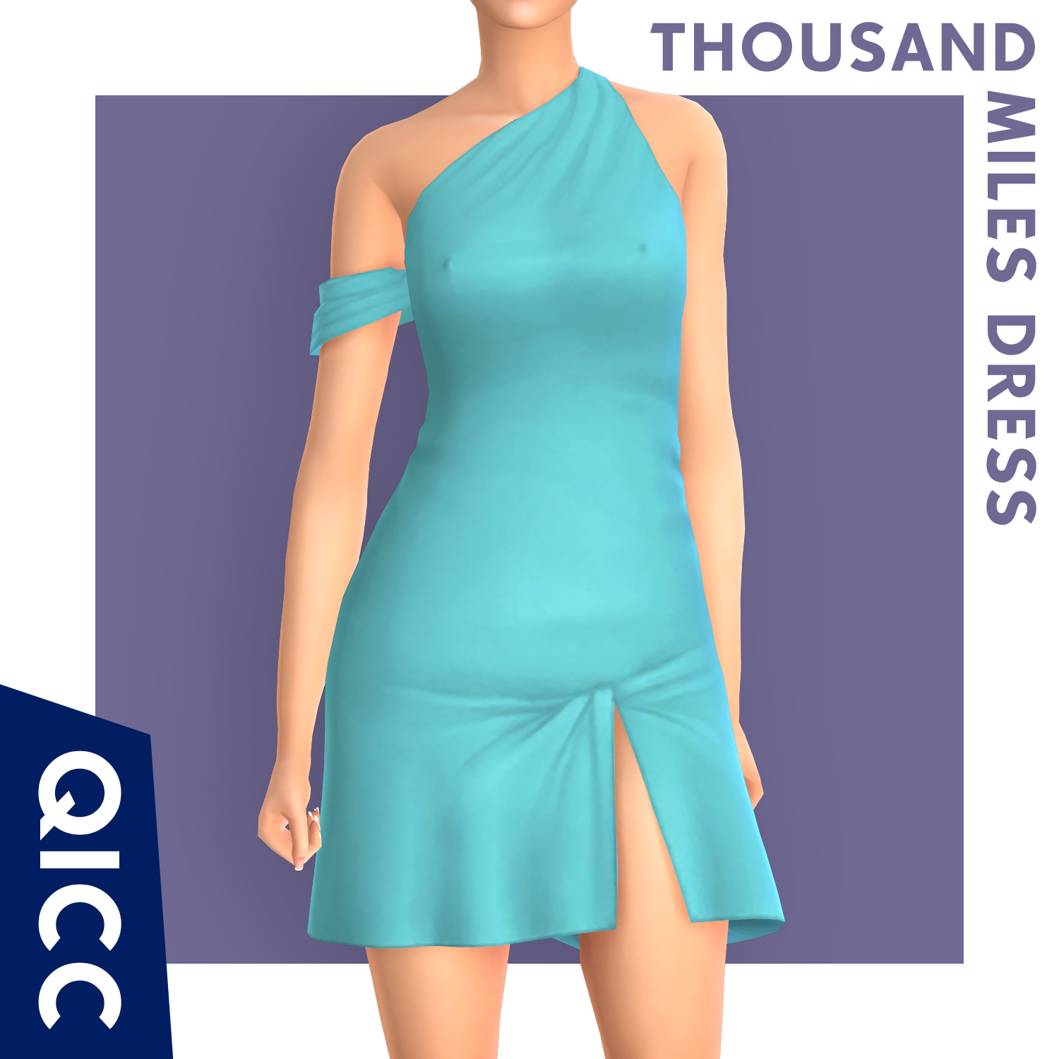 QICC - Thousand Miles Dress - The Sims 4 Create a Sim - CurseForge