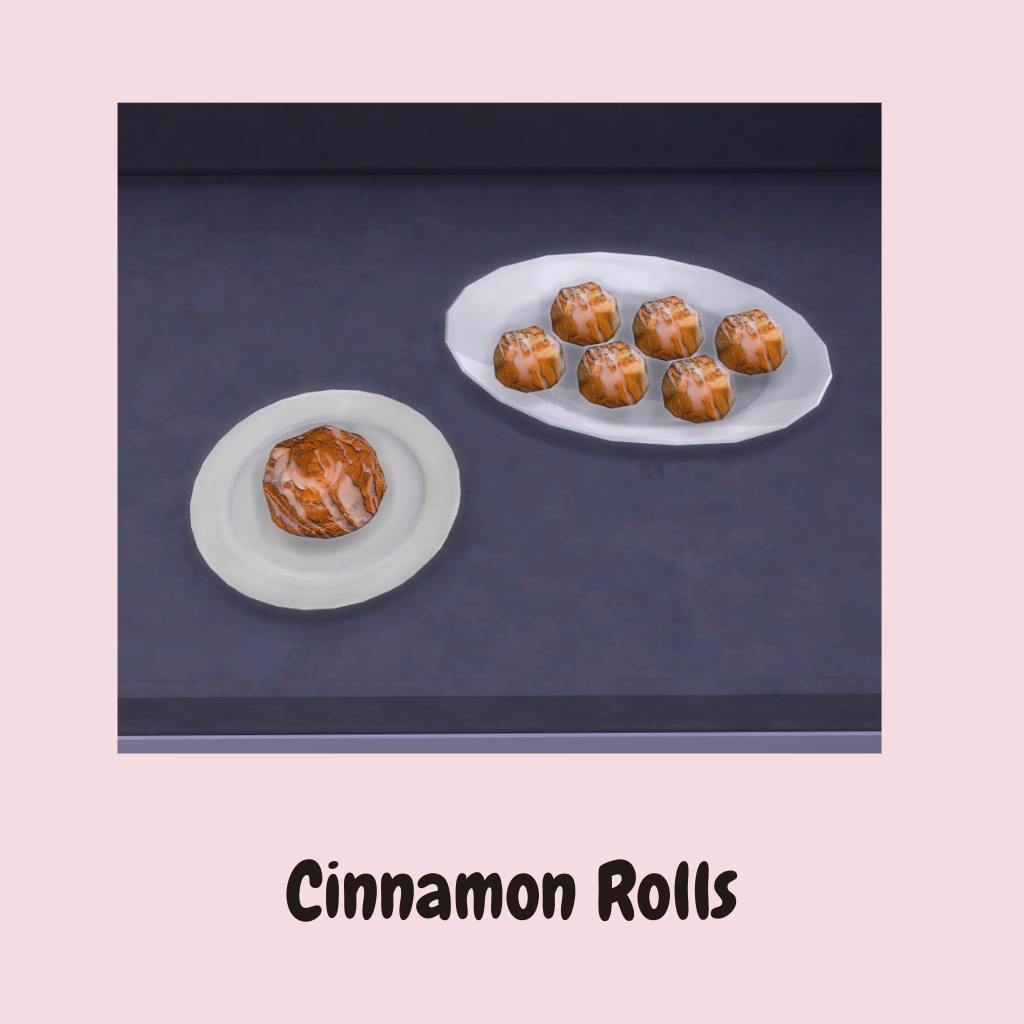 Cinnamon Rolls - The Sims 4 Mods - CurseForge