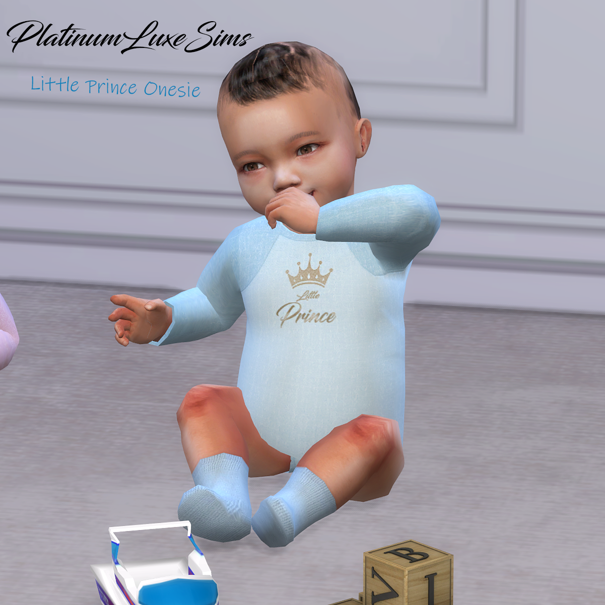 Infants Little Prince Onesie - The Sims 4 Create a Sim - CurseForge