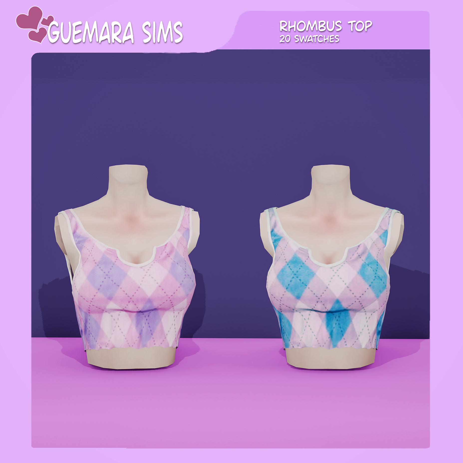 Rhombus Top The Sims 4 Create A Sim CurseForge