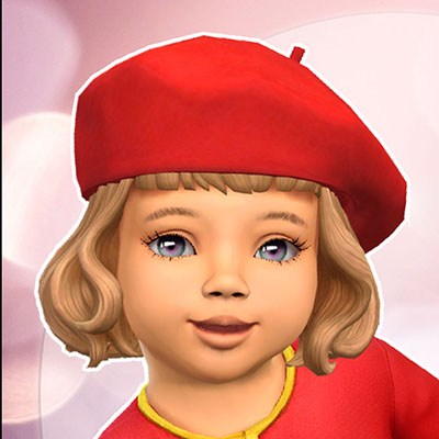 Beret Critic for Infants The Sims 4 Create a Sim - CurseForge