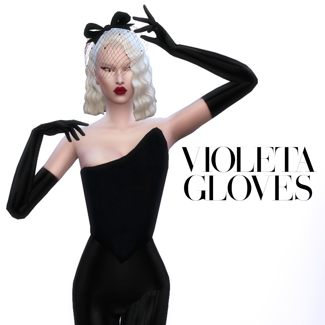 Violeta Gloves (Niche Noir Collection) - The Sims 4 Create a Sim ...