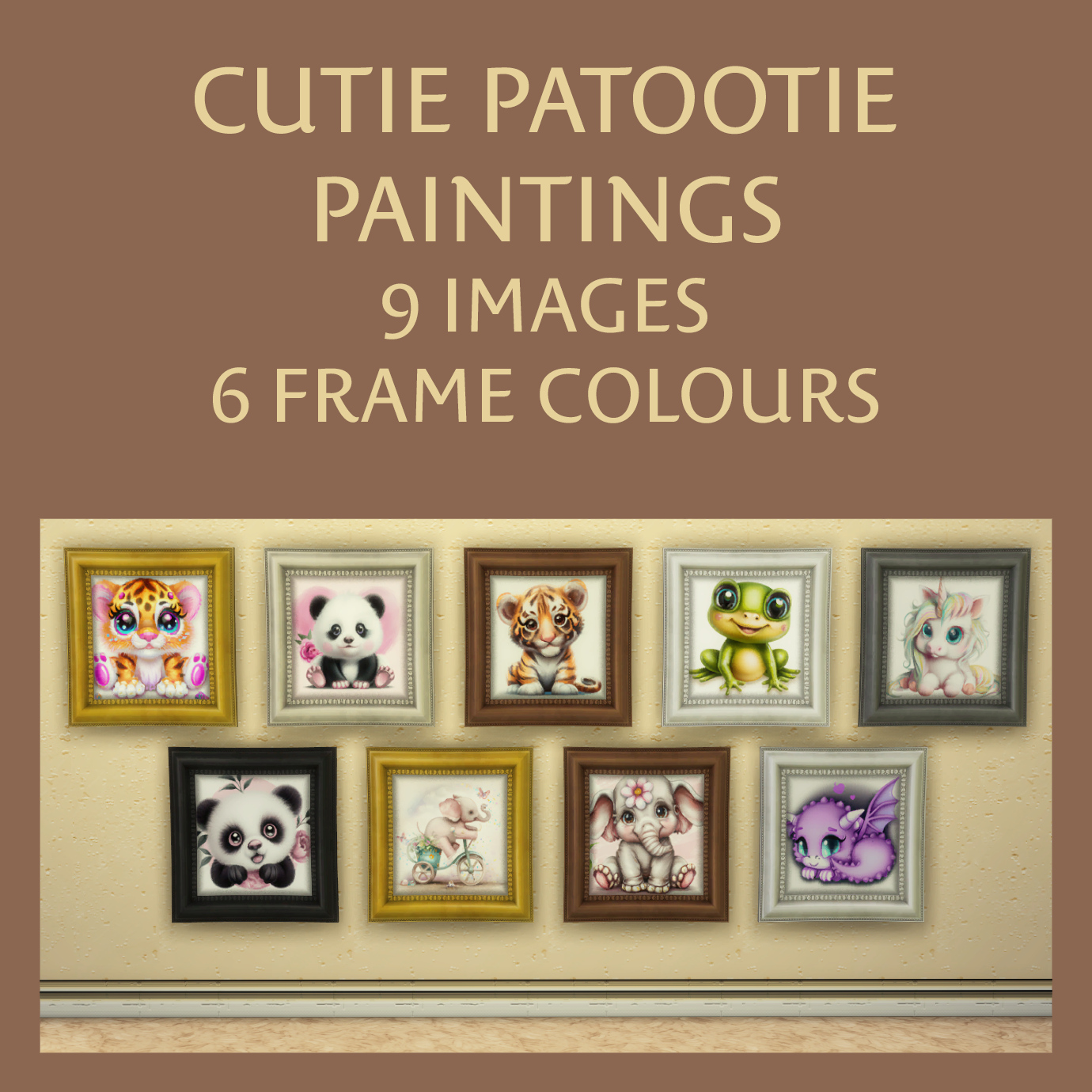 Cutie Patootie Paintings - The Sims 4 Build / Buy - CurseForge