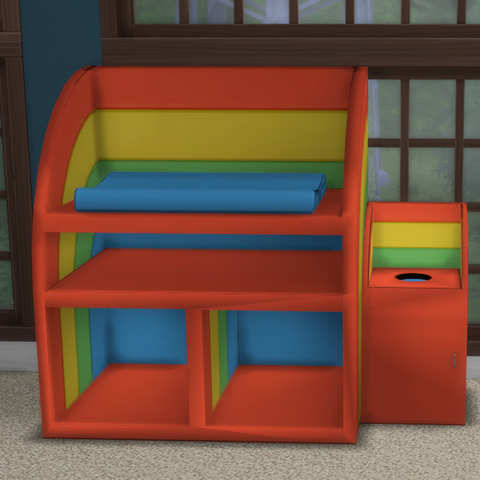 Donut Co. Rainbow Delight Changing Table The Sims 4 Build / Buy ...