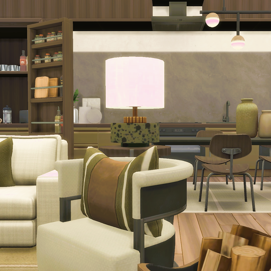 Olive - Open Concept Living Space - The Sims 4 Rooms / Lots - CurseForge