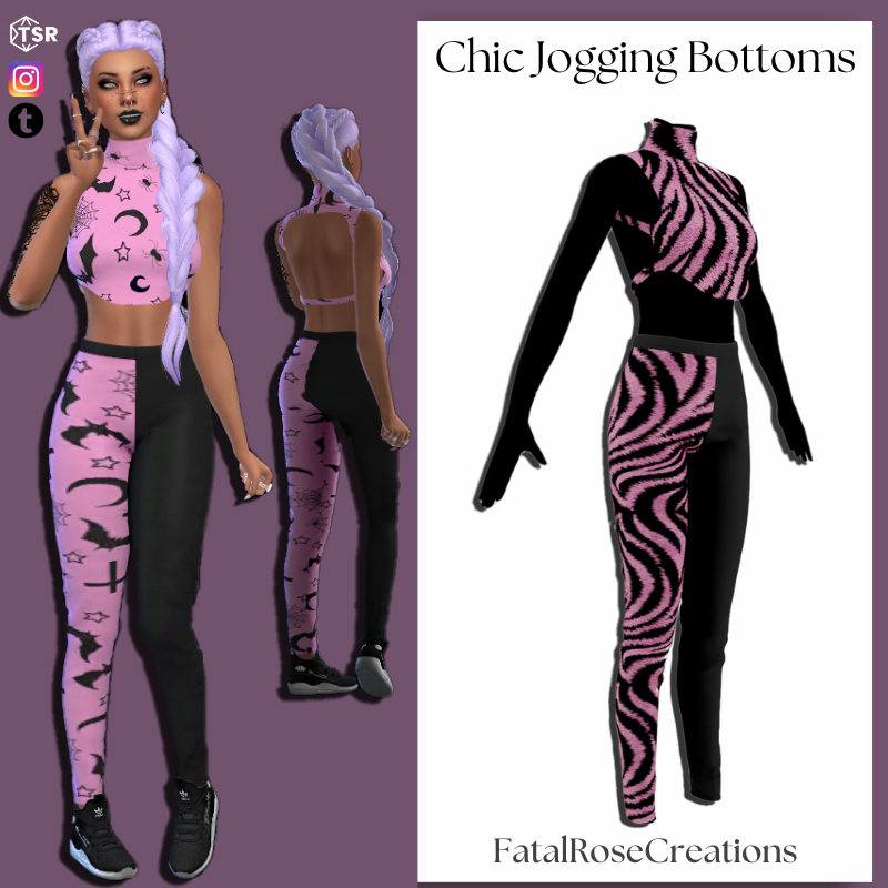 FatalRoseCreations Chic Jogging Set - The Sims 4 Create a Sim - CurseForge