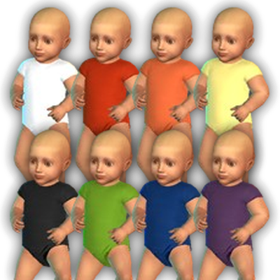 Infant Short Sleeved Onesie - The Sims 4 Create a Sim - CurseForge