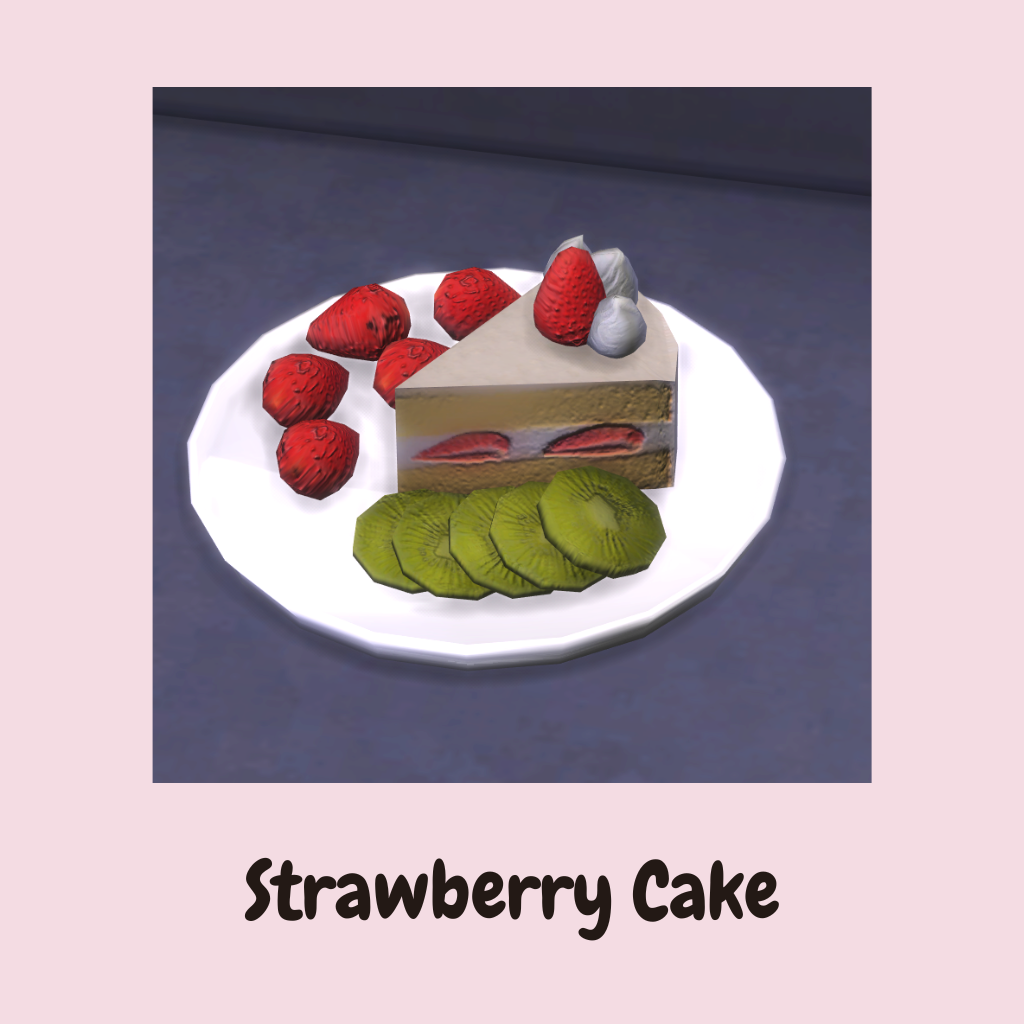 Strawberry Cake - The Sims 4 Mods - CurseForge