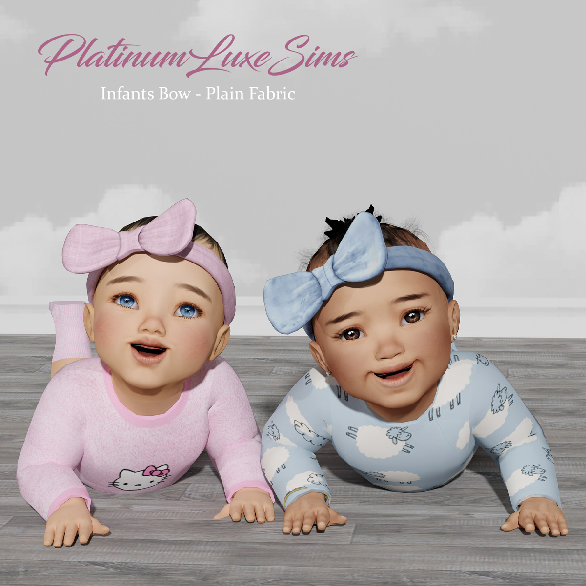 Infants Plain Fabric Bow - The Sims 4 Create a Sim - CurseForge
