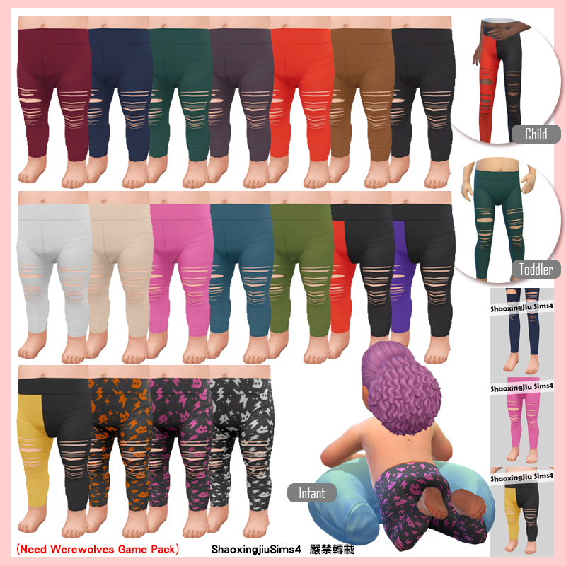 Ripped Tights Set - The Sims 4 Create a Sim - CurseForge