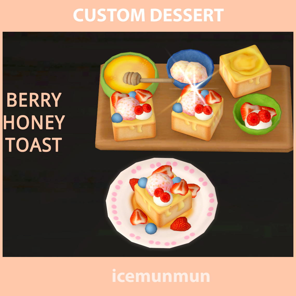 Berry Honey Toast - The Sims 4 Mods - CurseForge