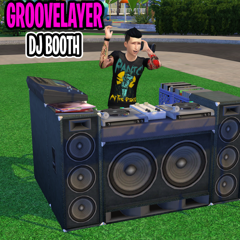 Groovelayer DJ booth by Jochi - Files - The Sims 4 Build / Buy - CurseForge