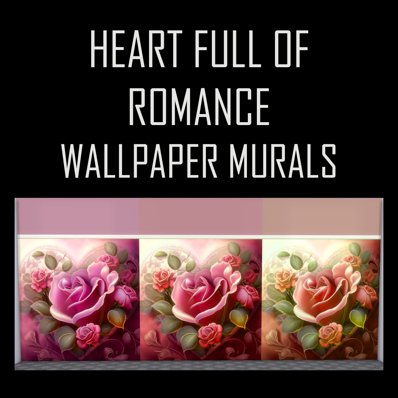 Install Wallpaper Murals Heart Full Of Romance The Sims 4 Mods install-wallpaper-murals-heart-full-of-romance-the-sims-4-mods