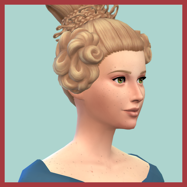 '1830s' Hair - Buzzard The Sims 4 Create a Sim - CurseForge