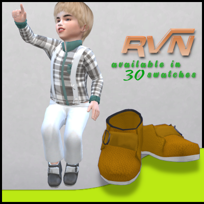 Munchies Buckle Strap Formal Shoes (Toddler) - The Sims 4 Create a Sim ...