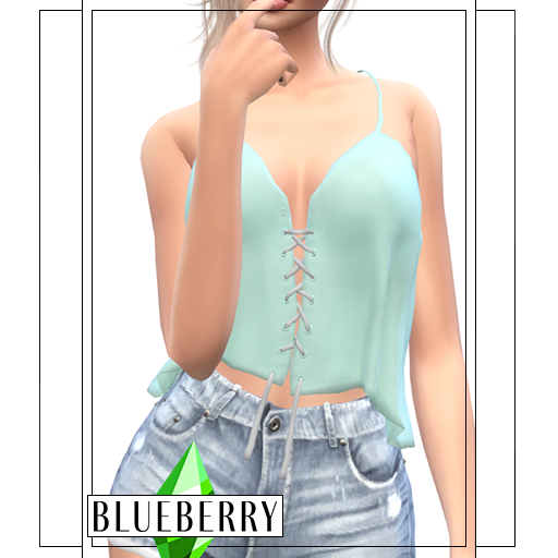 Blueberry - Maria Top - The Sims 4 Create a Sim - CurseForge