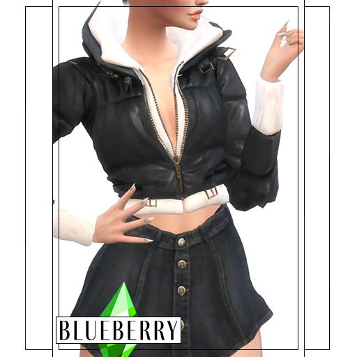 Blueberry - Aspen Crop Jacket - The Sims 4 Create a Sim - CurseForge