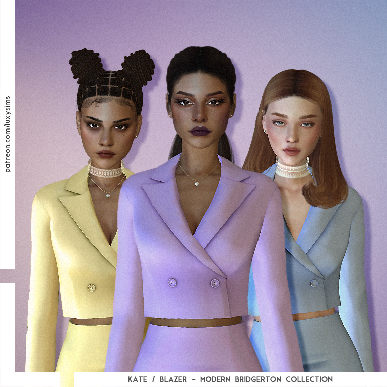 Kate / Blazer - Modern Bridgerton Collection - The Sims 4 Create a Sim ...