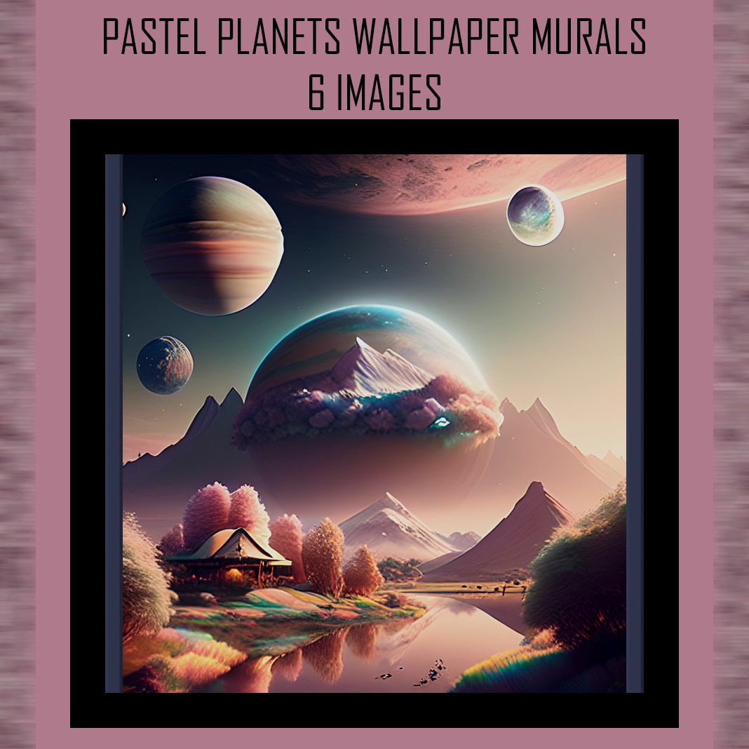 Wallpaper Murals - Pastel Planets - The Sims 4 Build / Buy - CurseForge