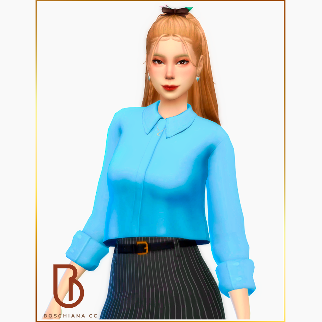Install Woman Shirt - Rei Version 1 - The Sims 4 Mods - CurseForge