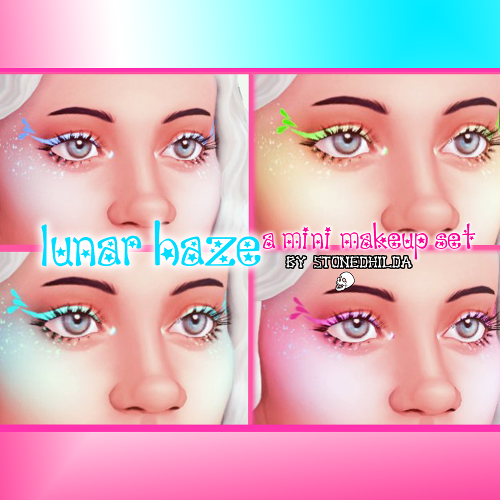 Lunar Haze - mini makeup set - The Sims 4 Create a Sim - CurseForge
