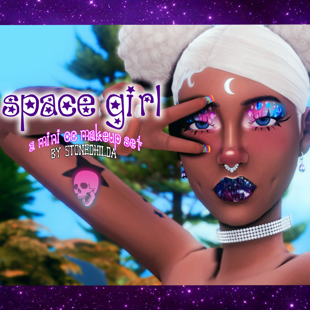 Space Girl - makeup set - Create a Sim - The Sims 4
