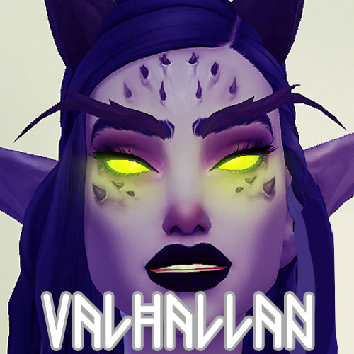 MARDUM: Demon Hunter skin overlays by Valhallan - The Sims 4 Create a ...