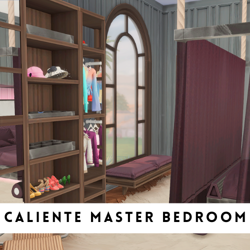 Caliente Master Bedroom - The Sims 4 Rooms / Lots - CurseForge