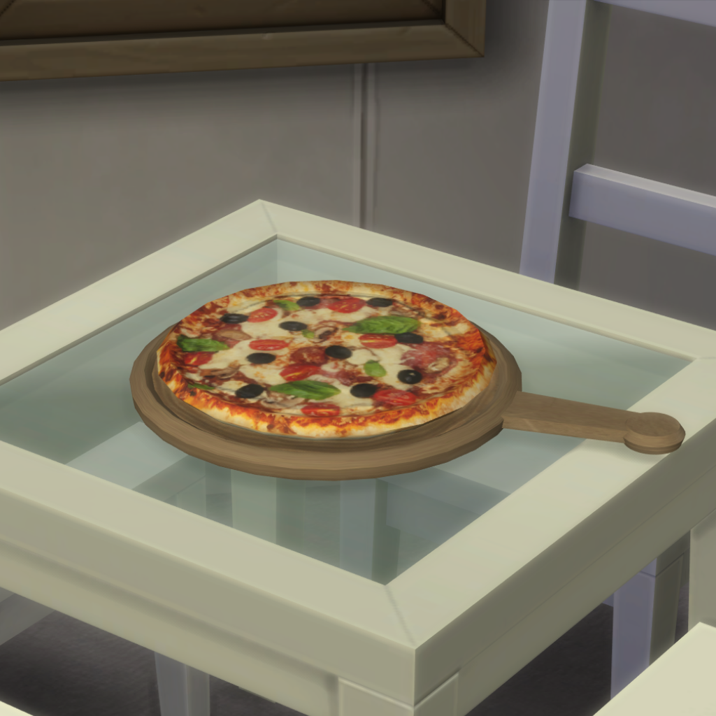 Homemade Spinach Pizza - The Sims 4 Mods - CurseForge