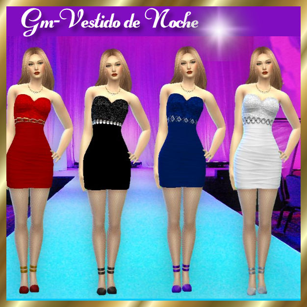 GM-Vestidos de noche - The Sims 4 Create a Sim - CurseForge